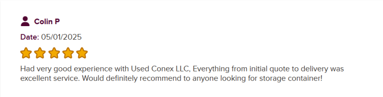 Used Conex